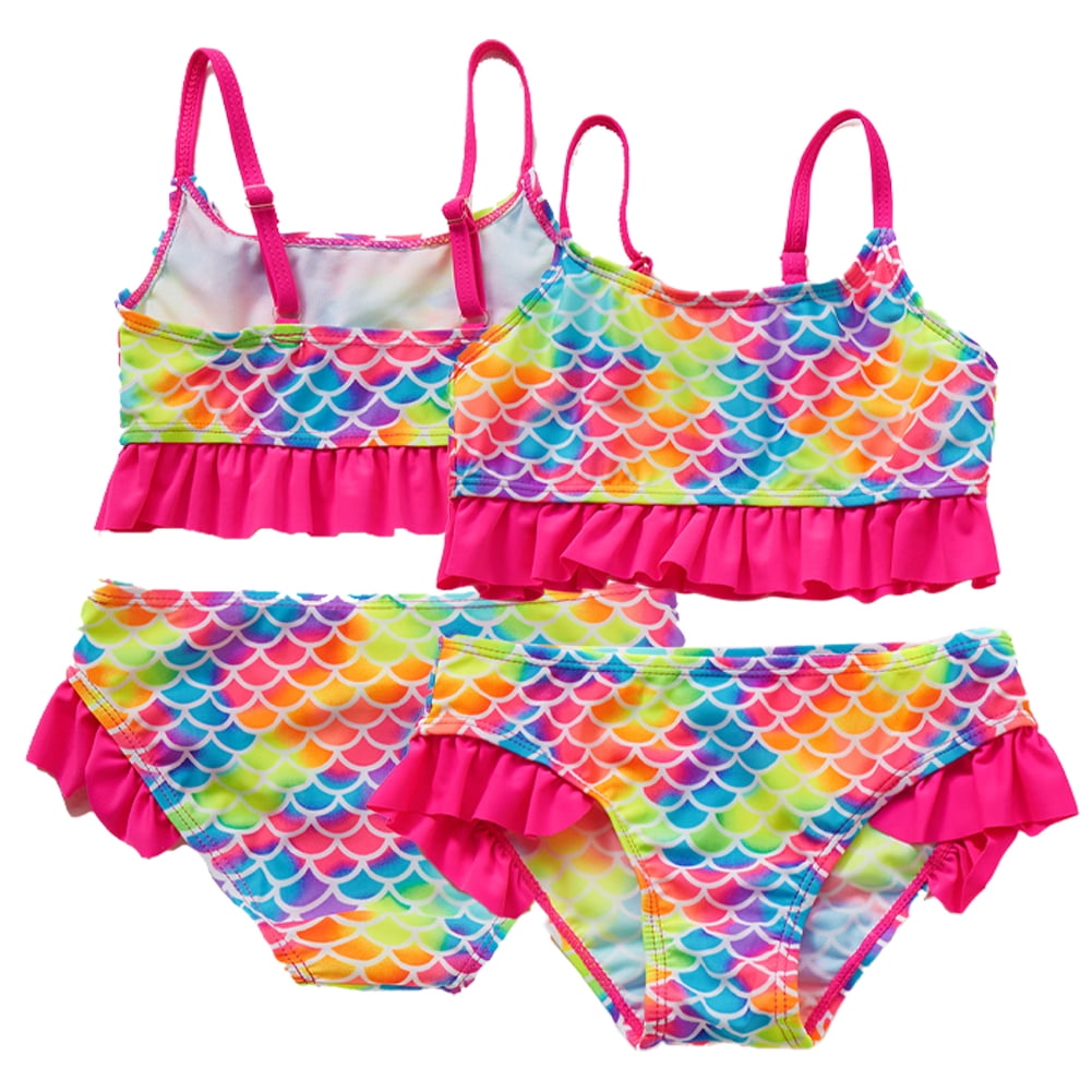 YTDSCS Kids Baby Girls Swimsuit Two Piece for Girls,Toddler Swimsuits ...