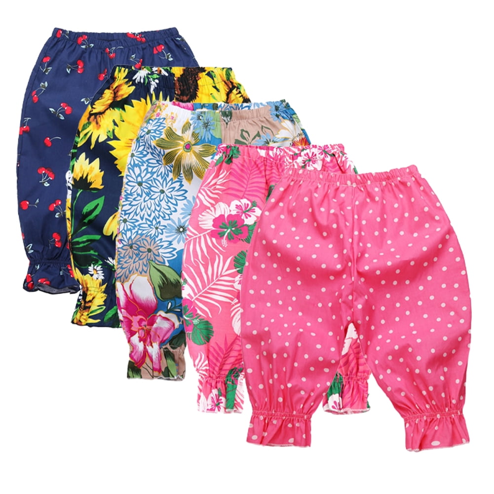 YTDSCS Kids Girls Cotton Casual Pants for Baby Summer Resort Style ...