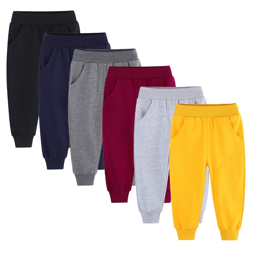 YTDSCS Kids Toddler Cotton Sweatpants for Boys,Baby Sport Jogger Pants ...