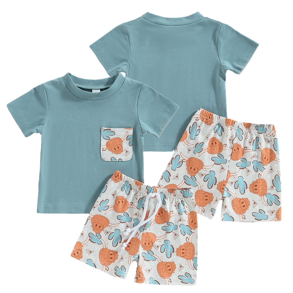 YTDSCS Nfant Toddler Boys Summer Short Sleeve Clothes Set Baby with ...