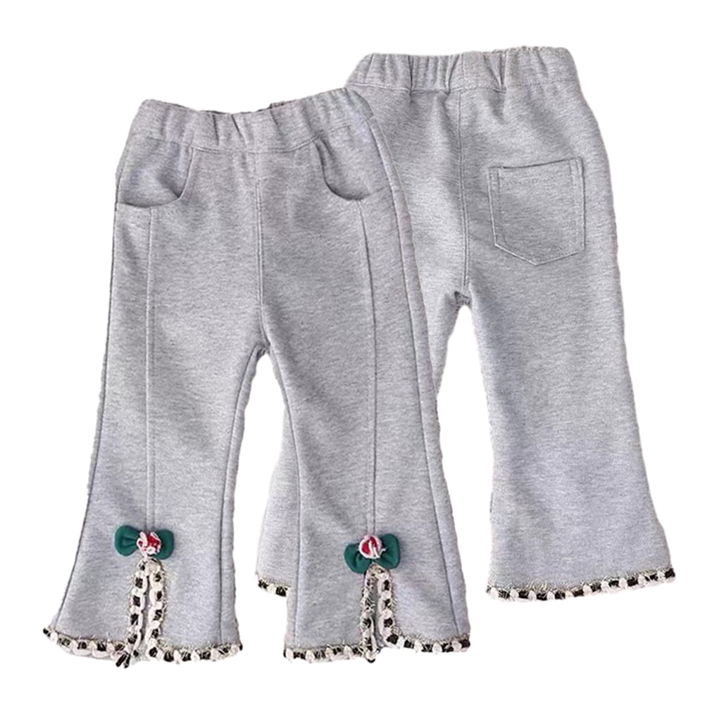 YTDSCS Toddler Kids Girls Spring Fall Flare Pants Bottoms Trousers Baby ...