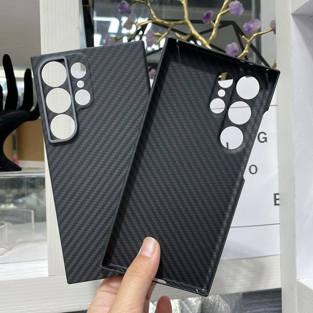 YTF-Carbon Carbon fiber case for Samsung Galaxy S24 ultra Anti-fall Aramid Fiber S24 case Slimv ...