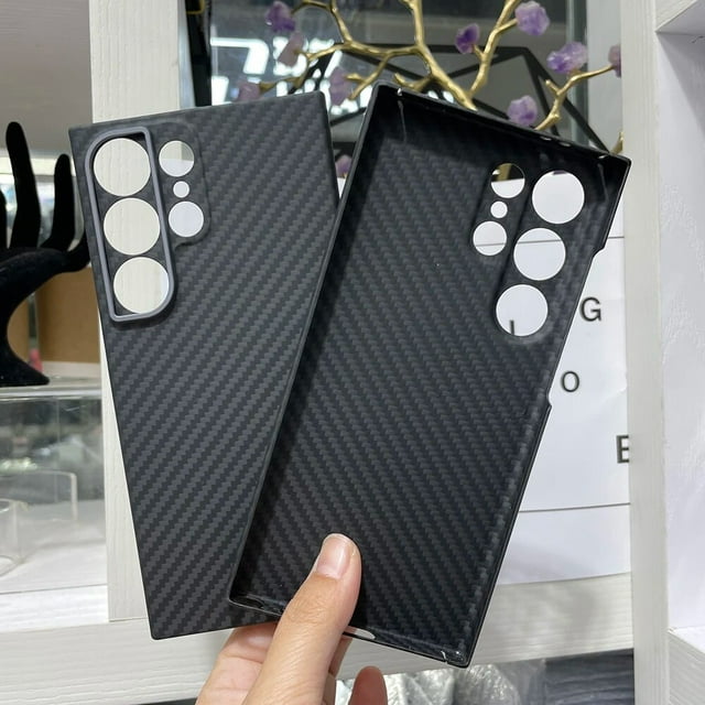 YTF-Carbon Carbon fiber case for Samsung Galaxy S24 ultra Anti-fall Aramid Fiber S24 case Slimv ...