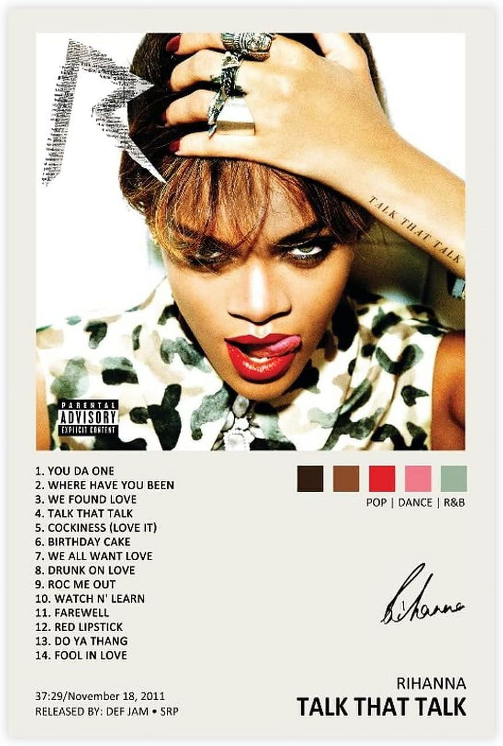 YTGMO Rihanna Poster Anti Music Album Cover Signed Limited Poster ...