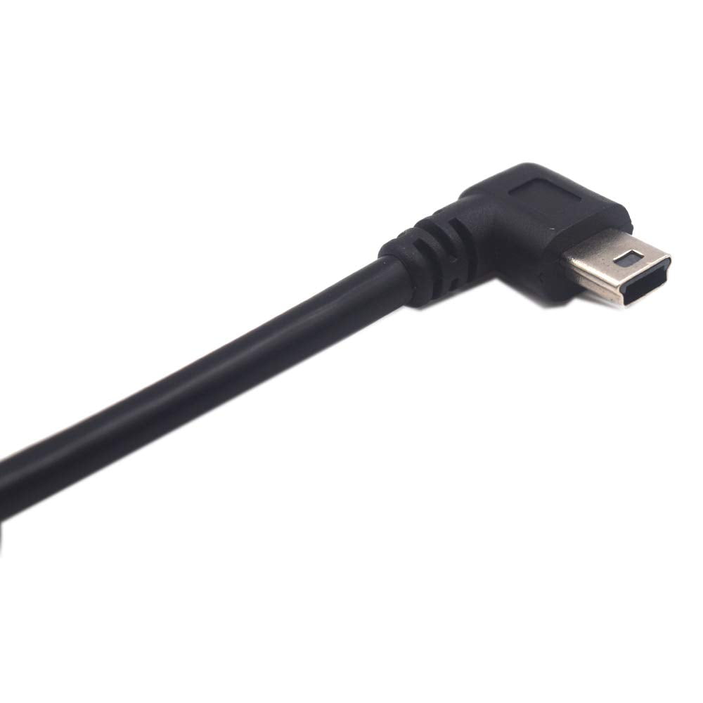 YTGRF-0.3 Meter Mini USB 5 Pin Flush Mount, Right Angle Mini USB Male ...