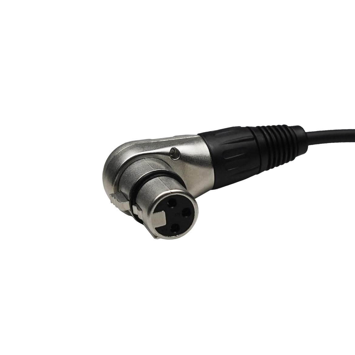 YTGRF-1.65FT Right Angle XLR Female to Straight XLR Male Audio Cable ...