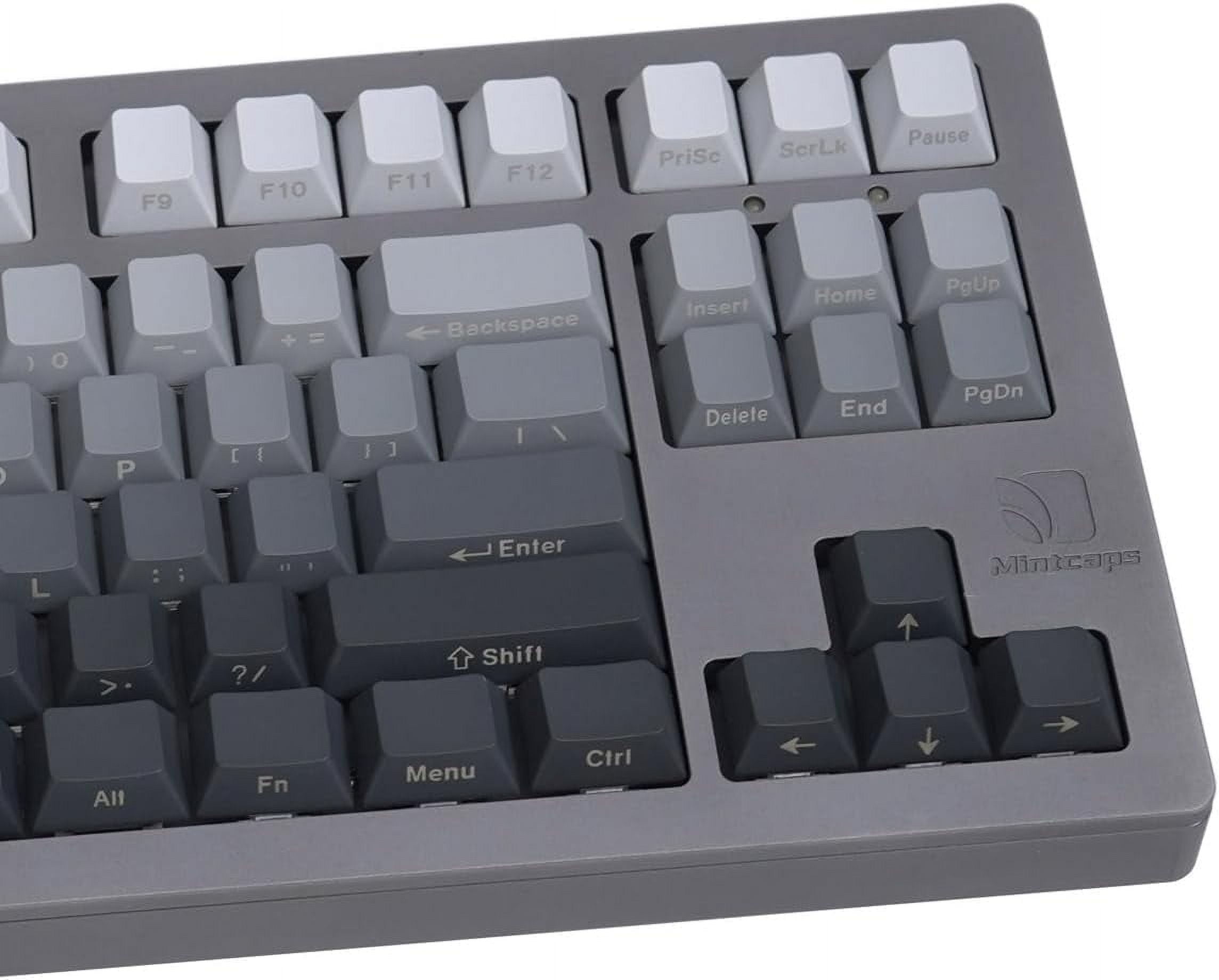 YTGRF-125 Keys Gradient Gray Keycaps PBT Dye Sub Cherry Profile Fit for ...