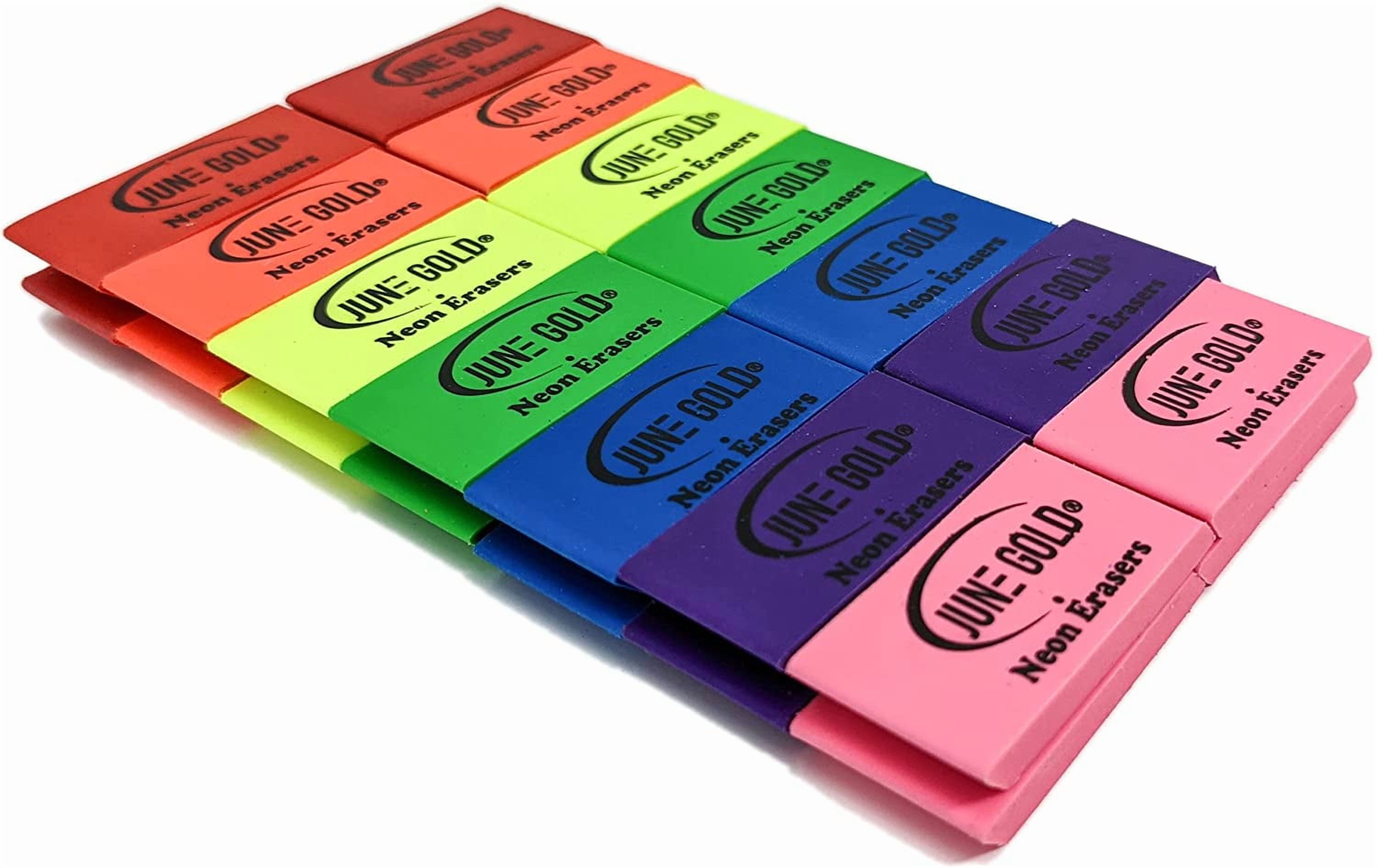 YTGRF-28 Neon Colored Rubber Erasers - These All-Purpose erasers are ...