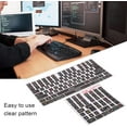 YTGRF-2PCS/Pack Universal English Keyboard Stickers, Frosted ...