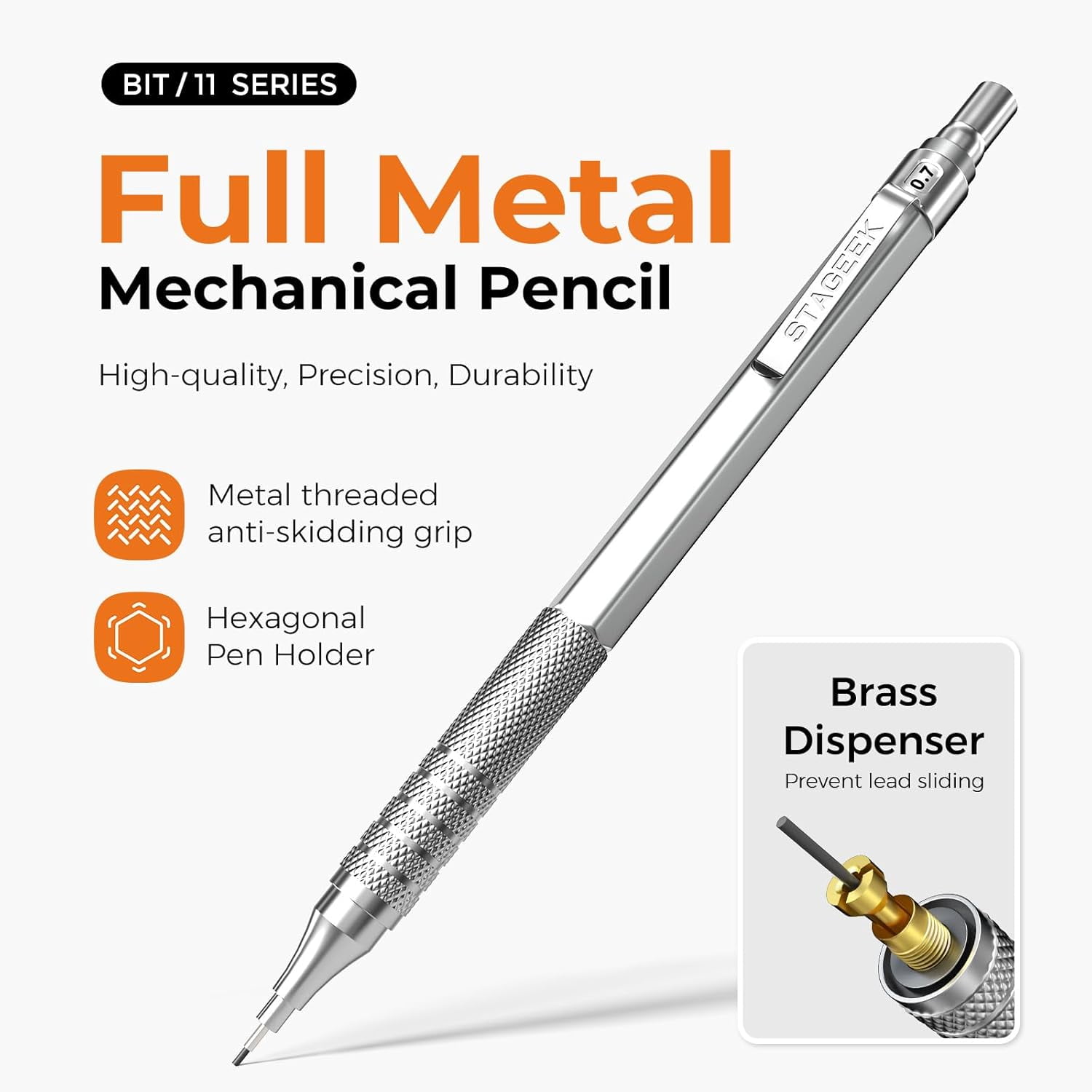 YTGRF-35Pcs Art Mechanical Pencil Set with Case, 0.5 0.7 0.9 2.0 ...