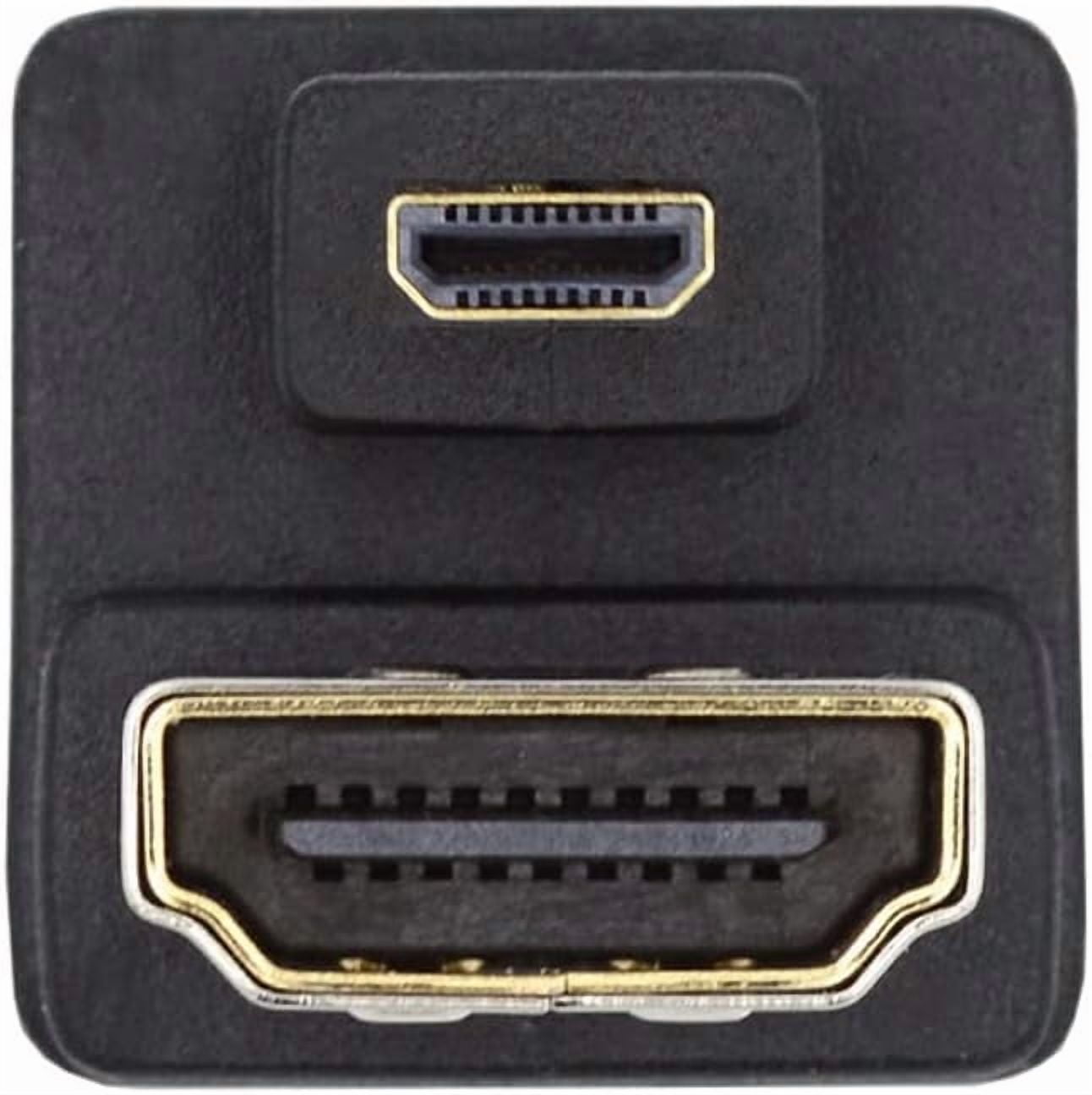 YTGRF-4K Port Savers Micro HDMI 1.4 Male Type-D to HDMI Female Down ...