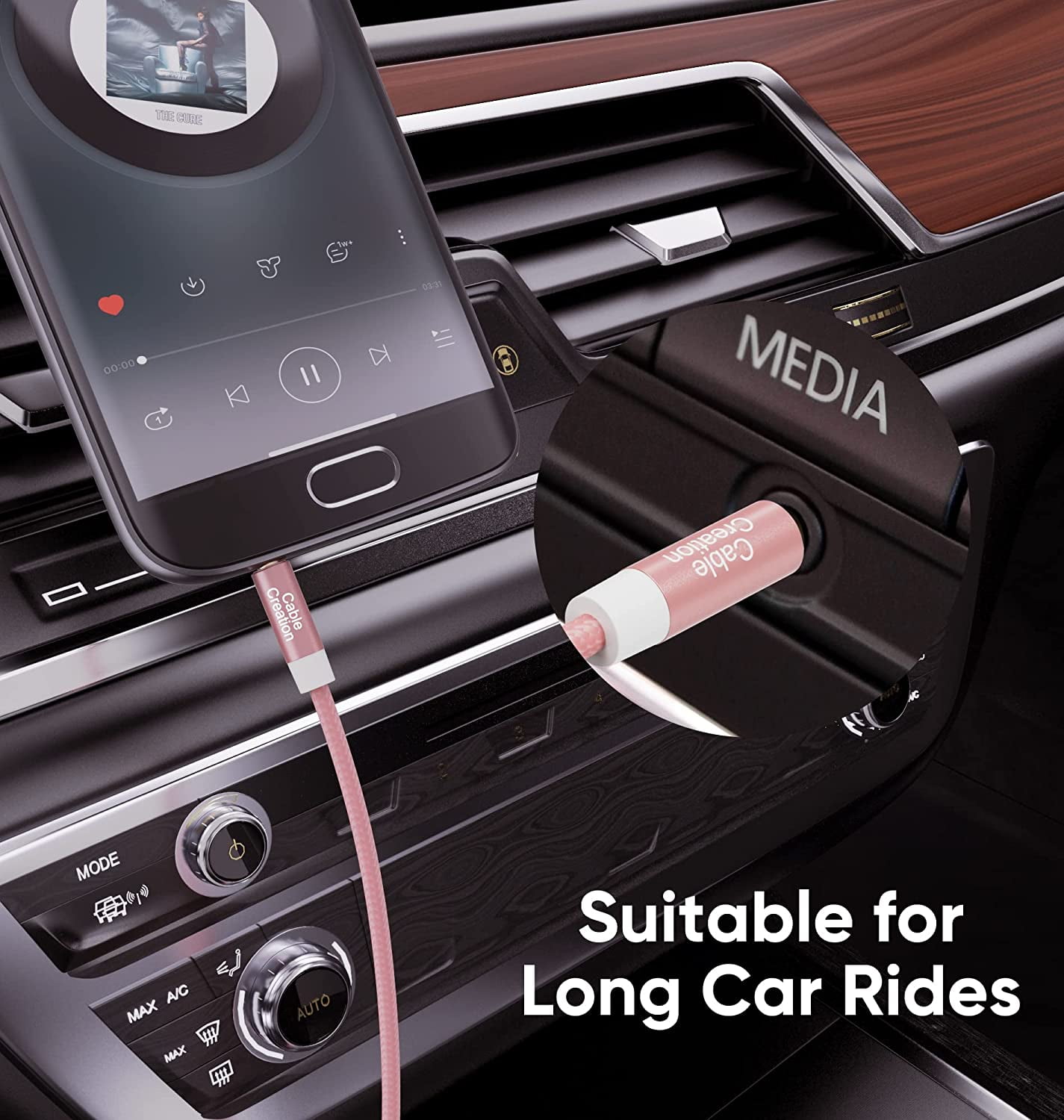 YTGRF-Aux Cable(3FT/0.9M), Audio Cable Male to Male, Auxiliary Cable ...