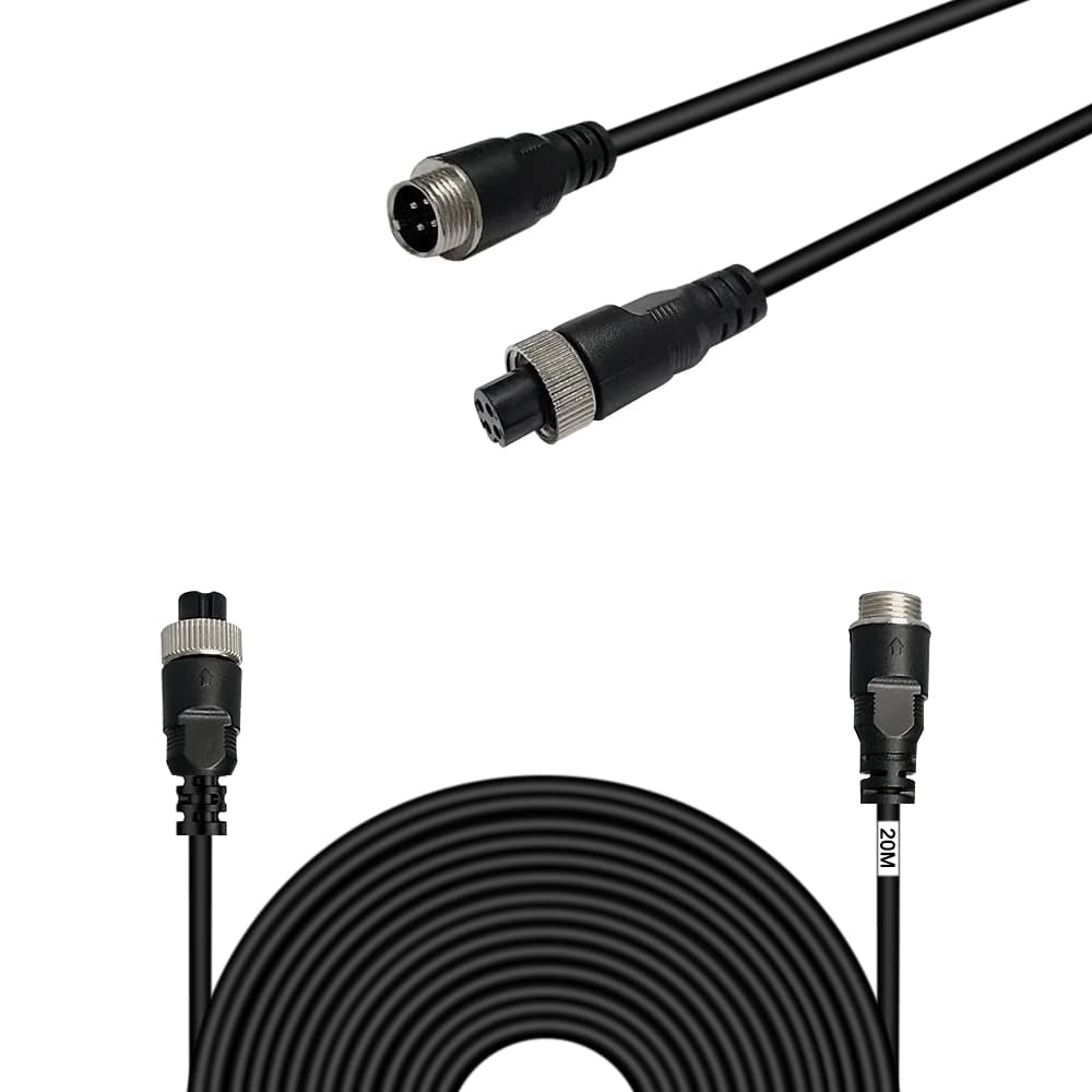 YTGRF-Backup Camera Cable 4PIN Aviation Video Extension Cable, Backup ...