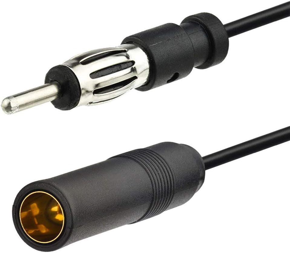 YTGRF-Car FM AM Radio Antenna Extension Cable 20 feet Cord DIN Plug ...
