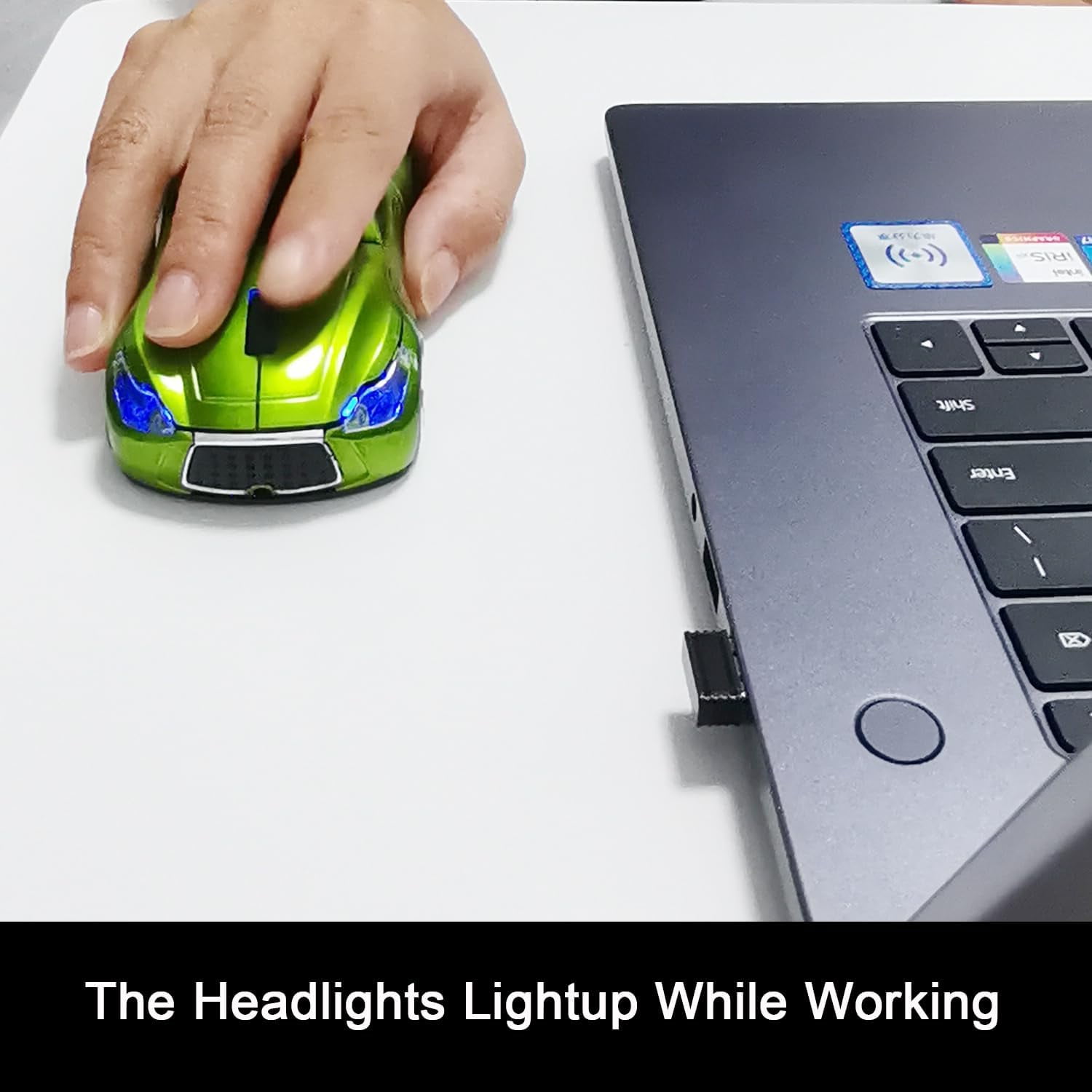 YTGRF-Car Mouse for Computer, Wireless Car Shaped Mice for Laptop, PC ...