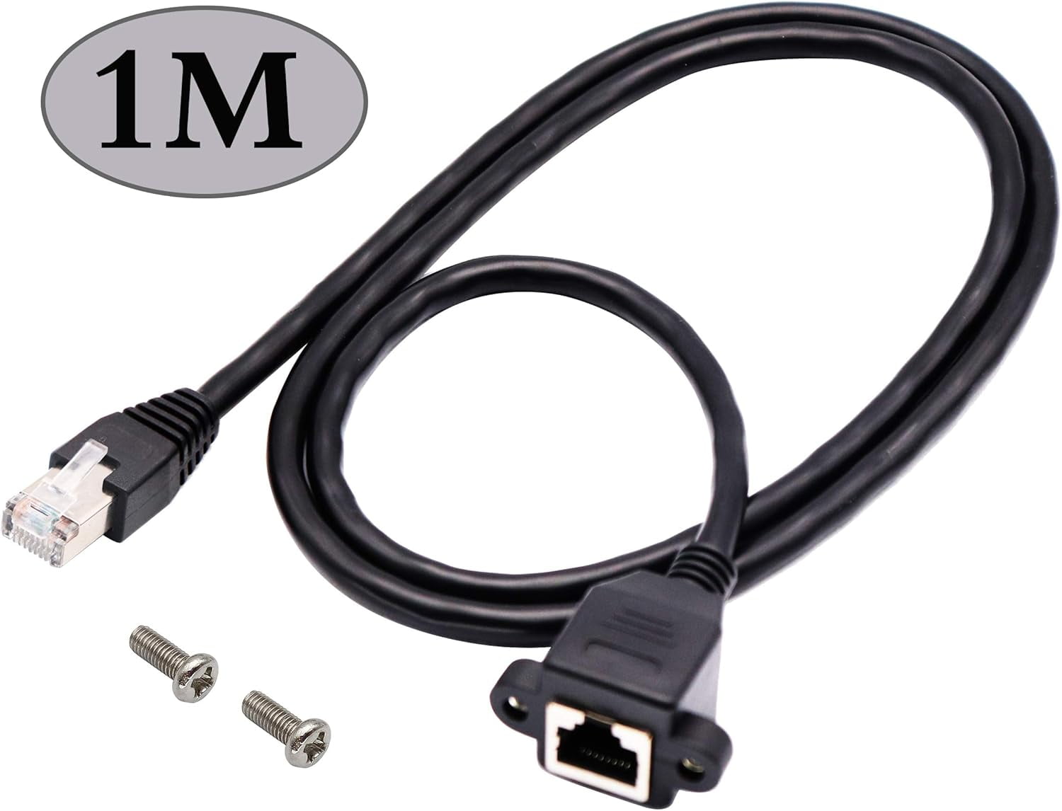 YTGRF-Cat 6 Network Ethernet Cable RJ45 Male to Female Shielded ...