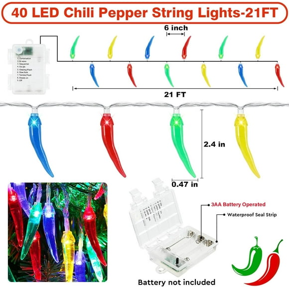 Chili Pepper Lights