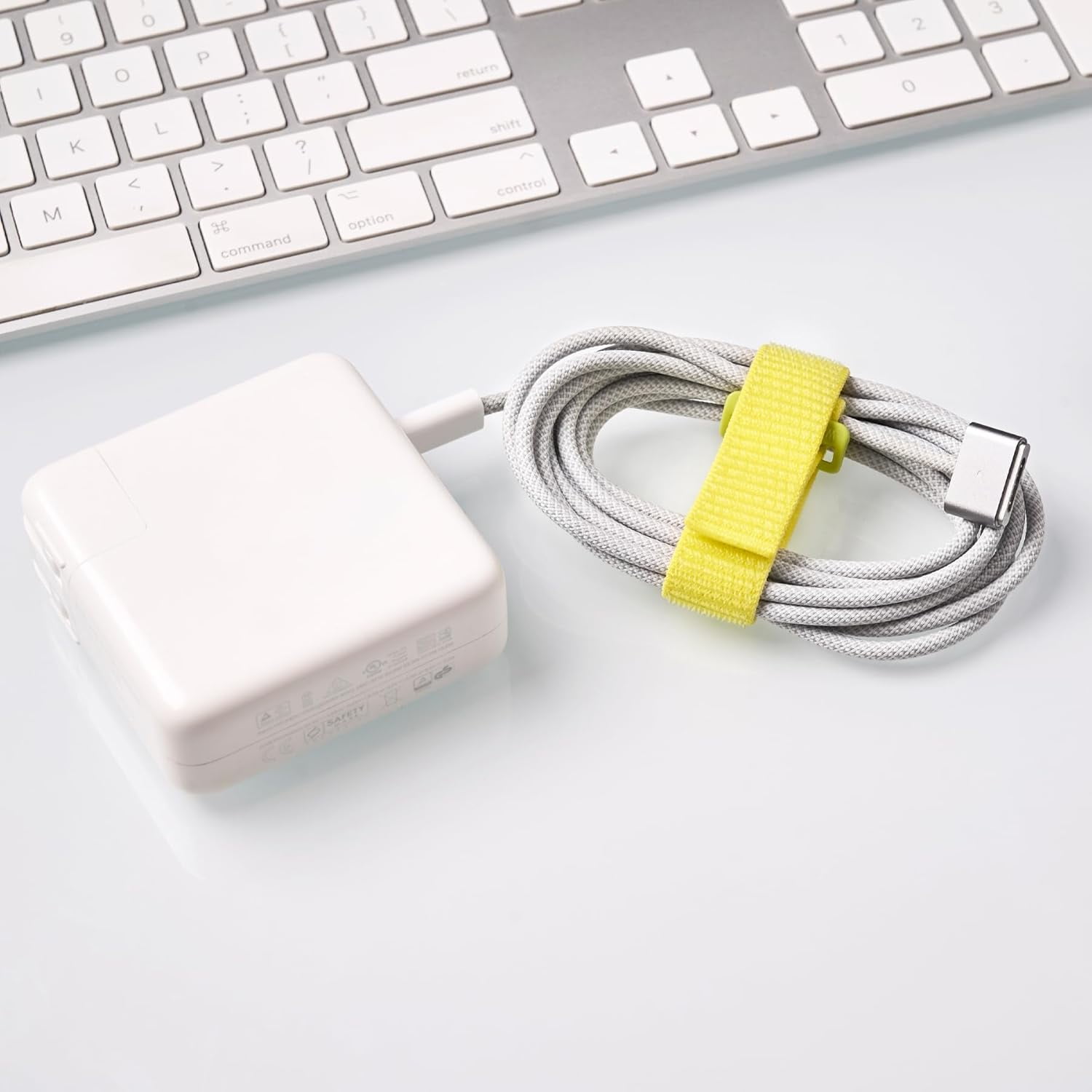 YTGRF-Cinch Straps - 8" (6-Pack) Limelight - Cord Keeper Wraps for ...