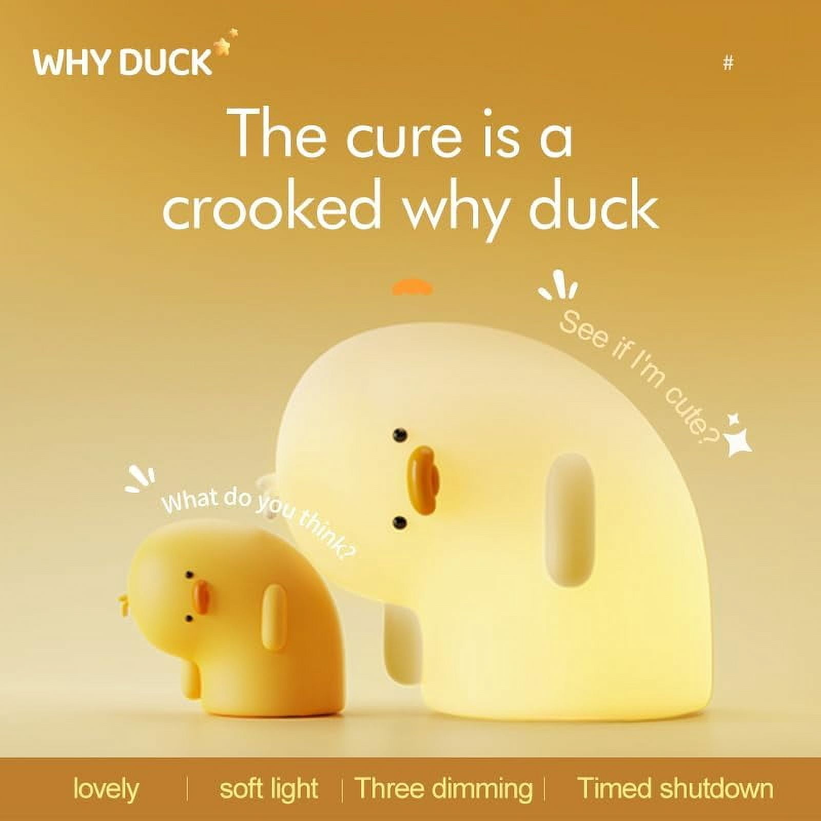 YTGRF-Cute Duck Lamp, Fun LED Squishy Animal Night Light - Chicken/Pig ...