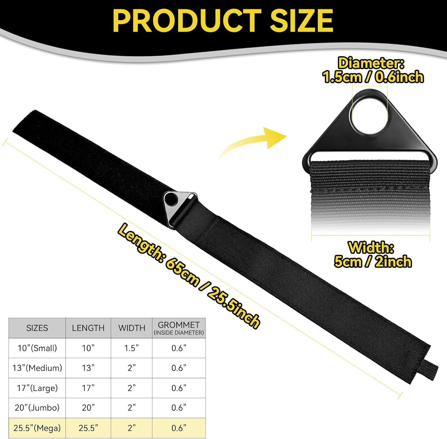 YTGRF-Heavy Duty Extension Cord Holder Organizer (4 Pcs, 26") with ...