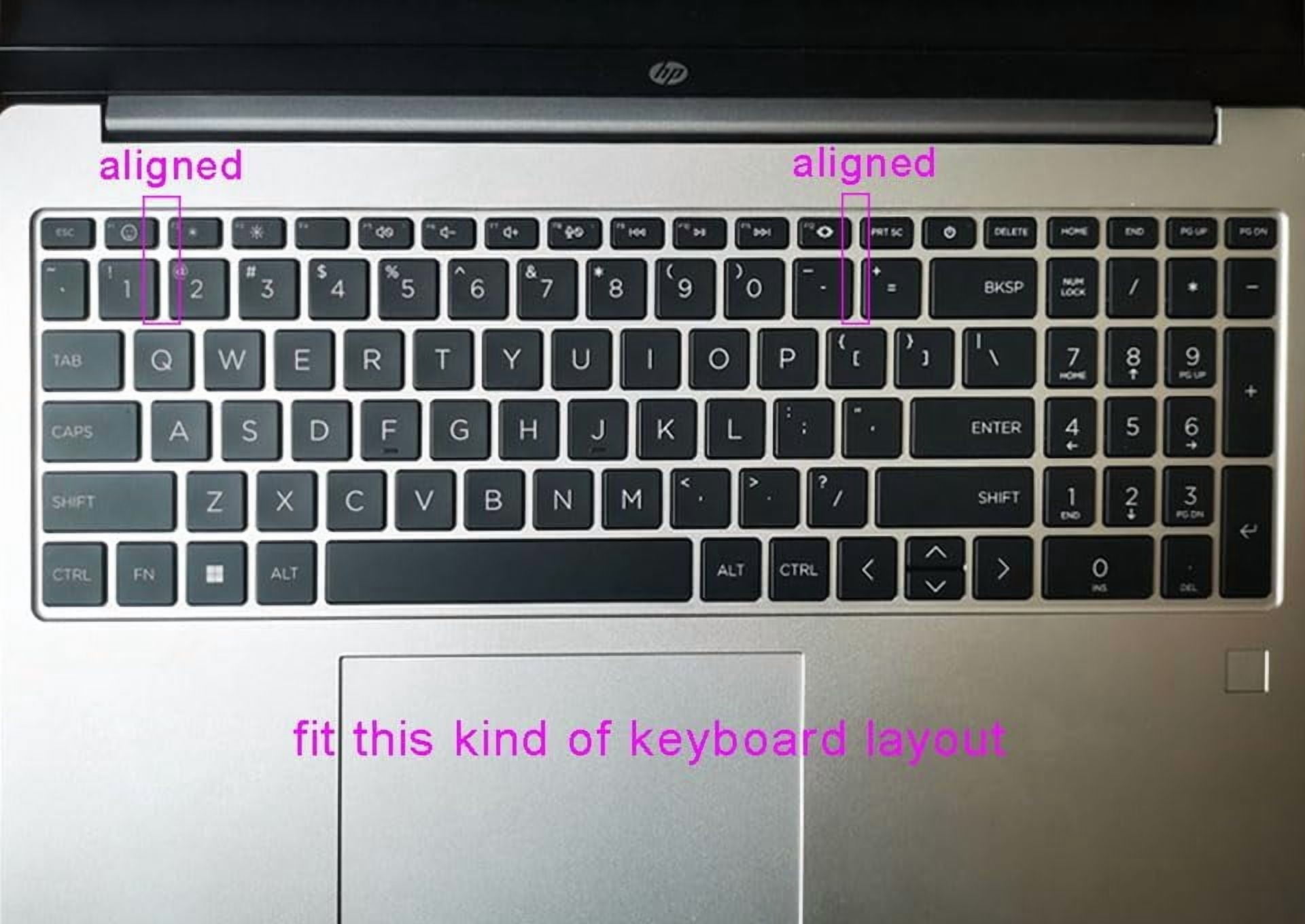 YTGRF-Keyboard Skin Compatible for 15.6" HP Laptop 15-fc 15-fd 15t-fd ...