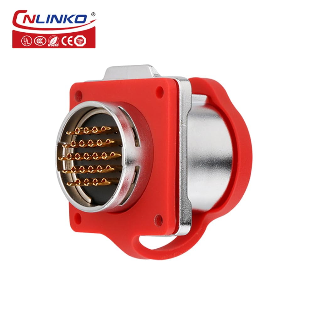YTGRF-LP-24 24 Pin Waterproof Connector 5A 250V AC Quick Plug Circular ...
