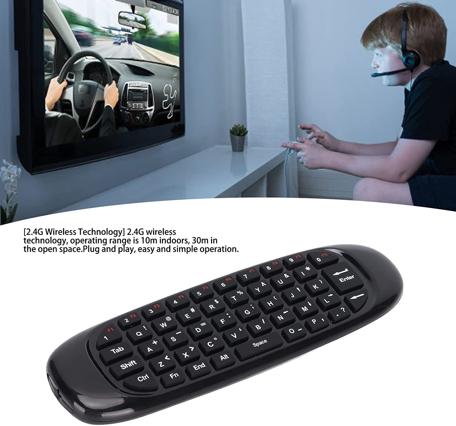 YTGRF-Mini Keyboard and Mouse, Keyboard with Mouse Combo, Portable ...