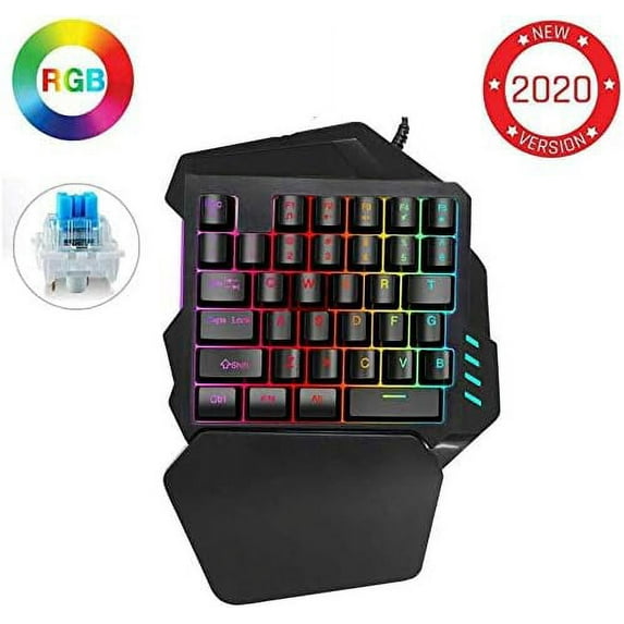 YTGRF-One Handed Gaming Keyboard, Portable Mini Mechanical Keyboard ...