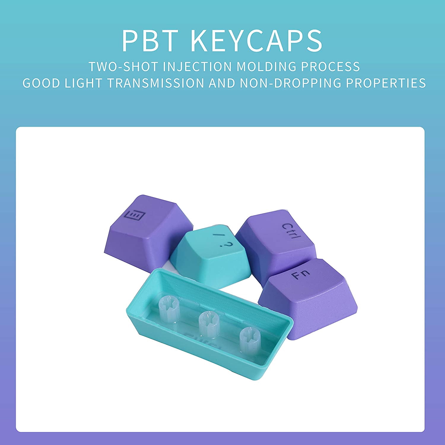 YTGRF-PBT Keycaps 60 Percent, 61 Keycaps OEM Profile for Cherry MX ...