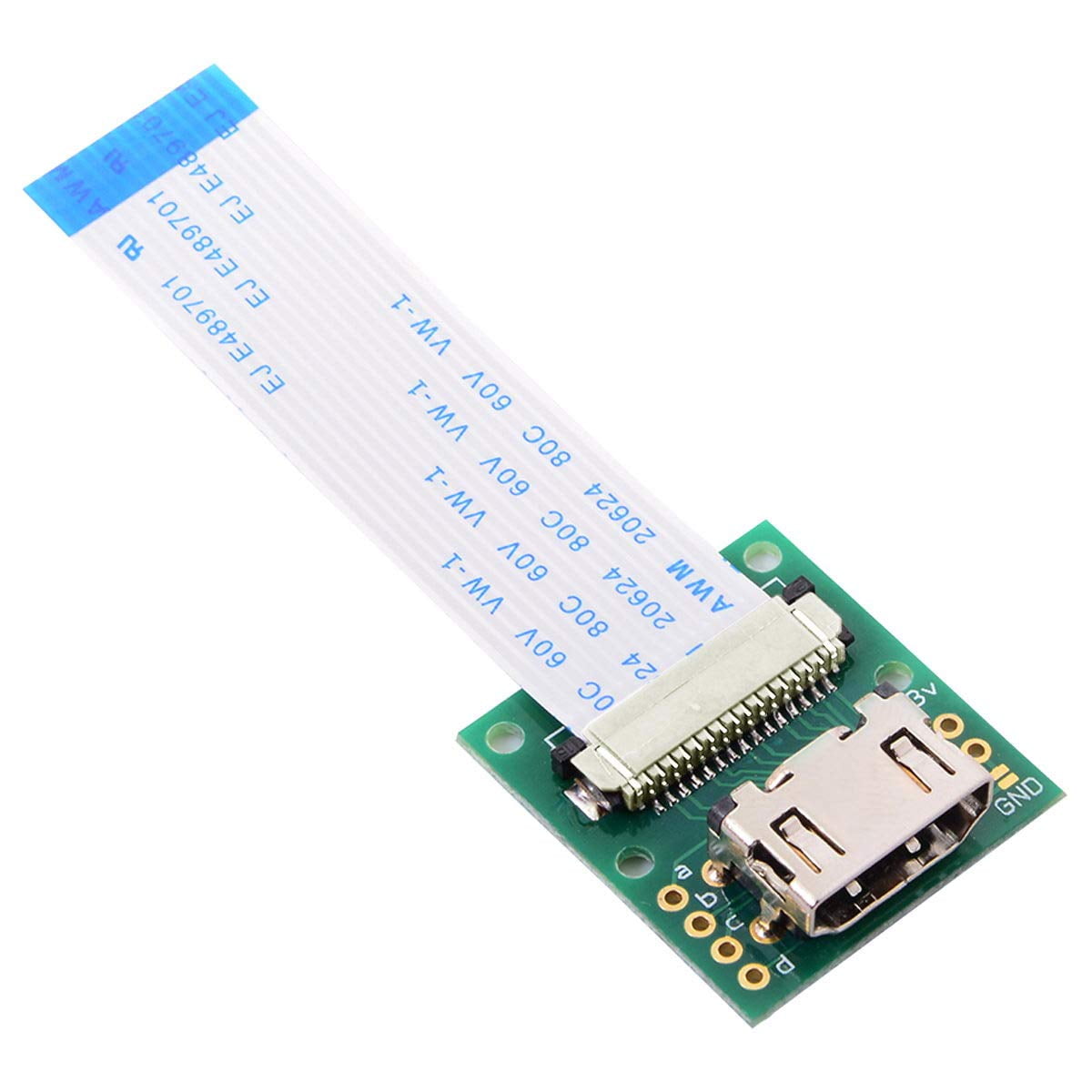 YTGRF-Raspberry PI Camera Module to HDMI Type A Male HDTV FPC Flat ...