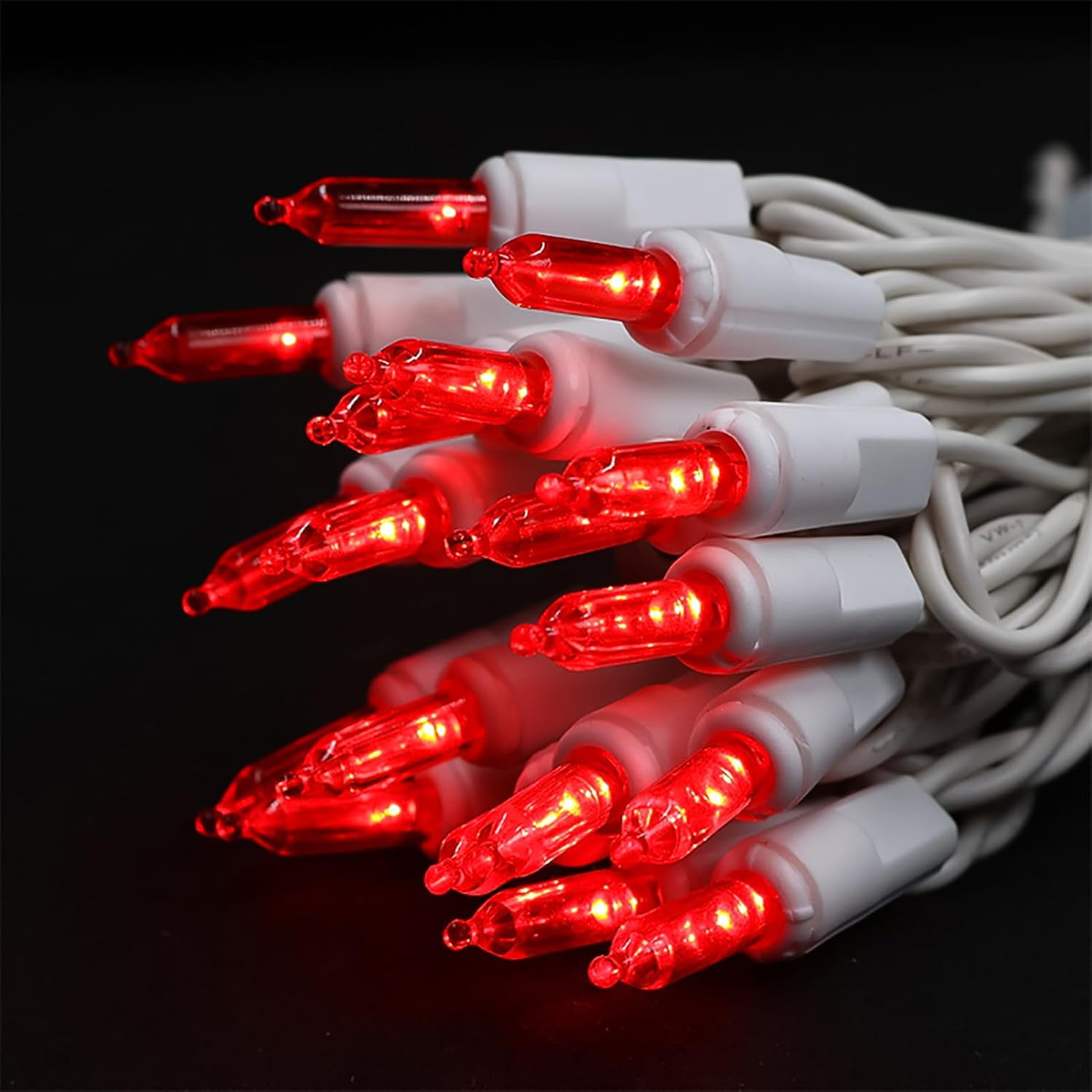 YTGRF-Red LED Christmas Lights - 35 Count Red Christmas String Lights ...