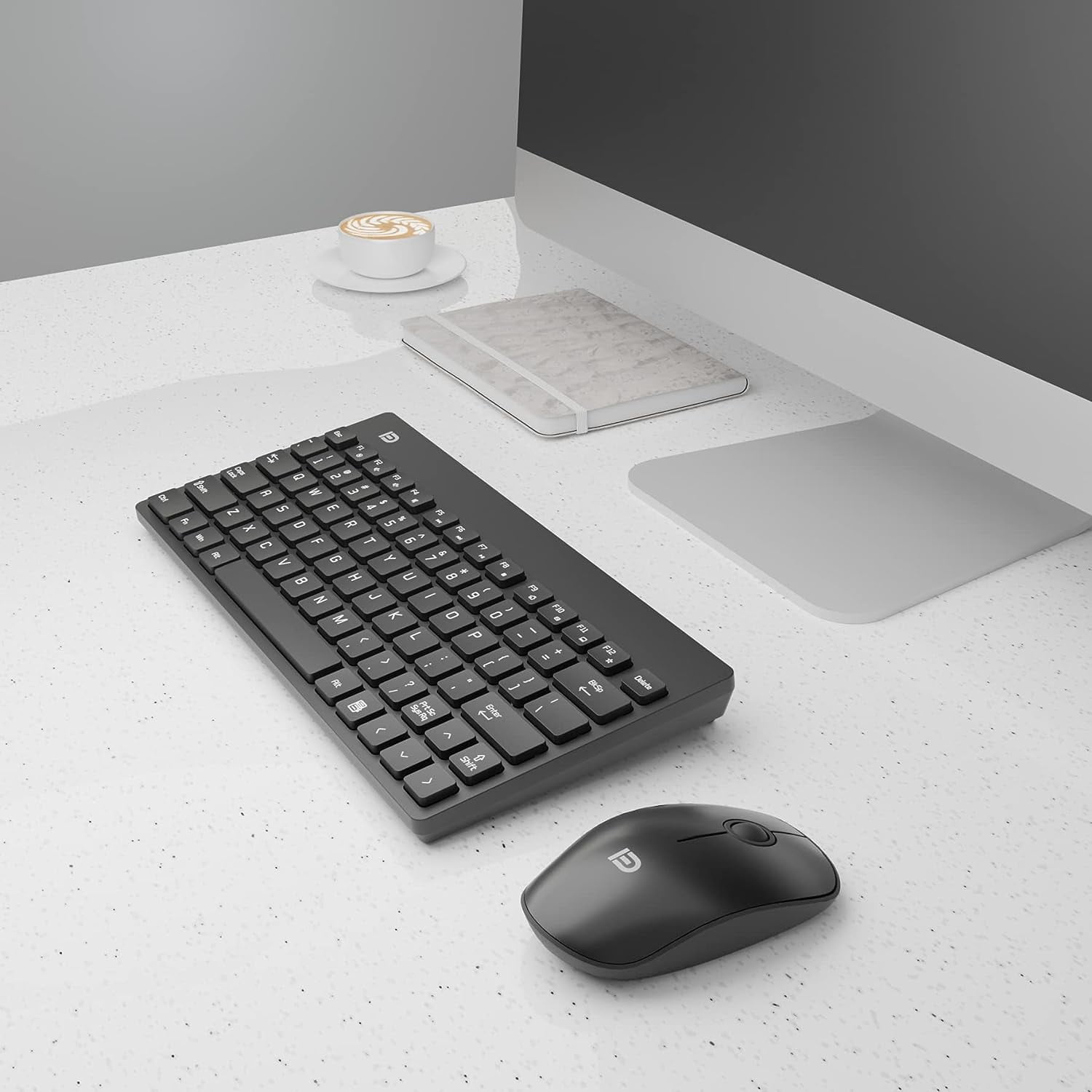 YTGRF-Small Wireless Keyboard and Mouse, Portable Keyboard and Mouse ...