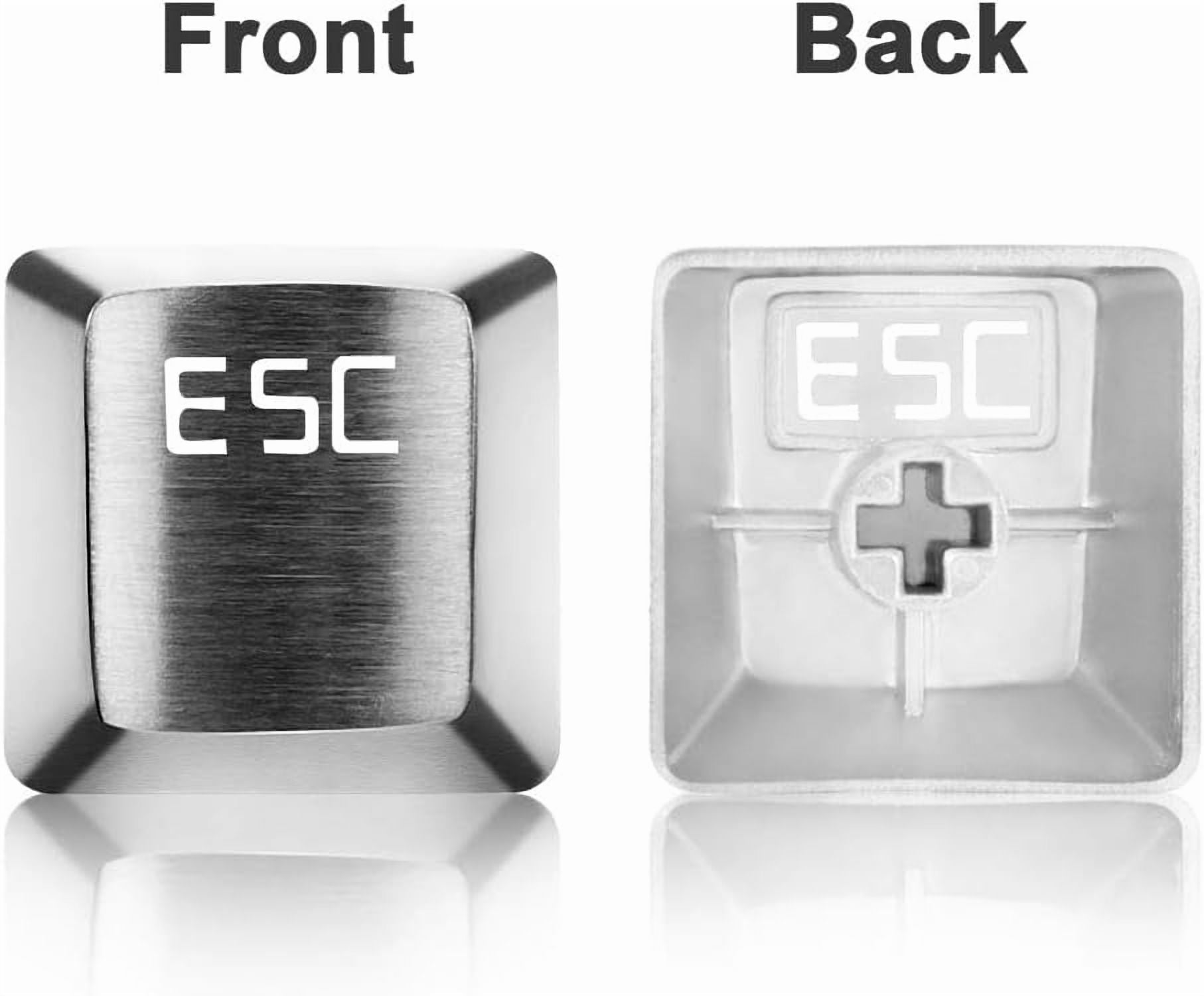 YTGRF-Stainless Steel Metal Keycaps with Key Puller for Mechanical ...