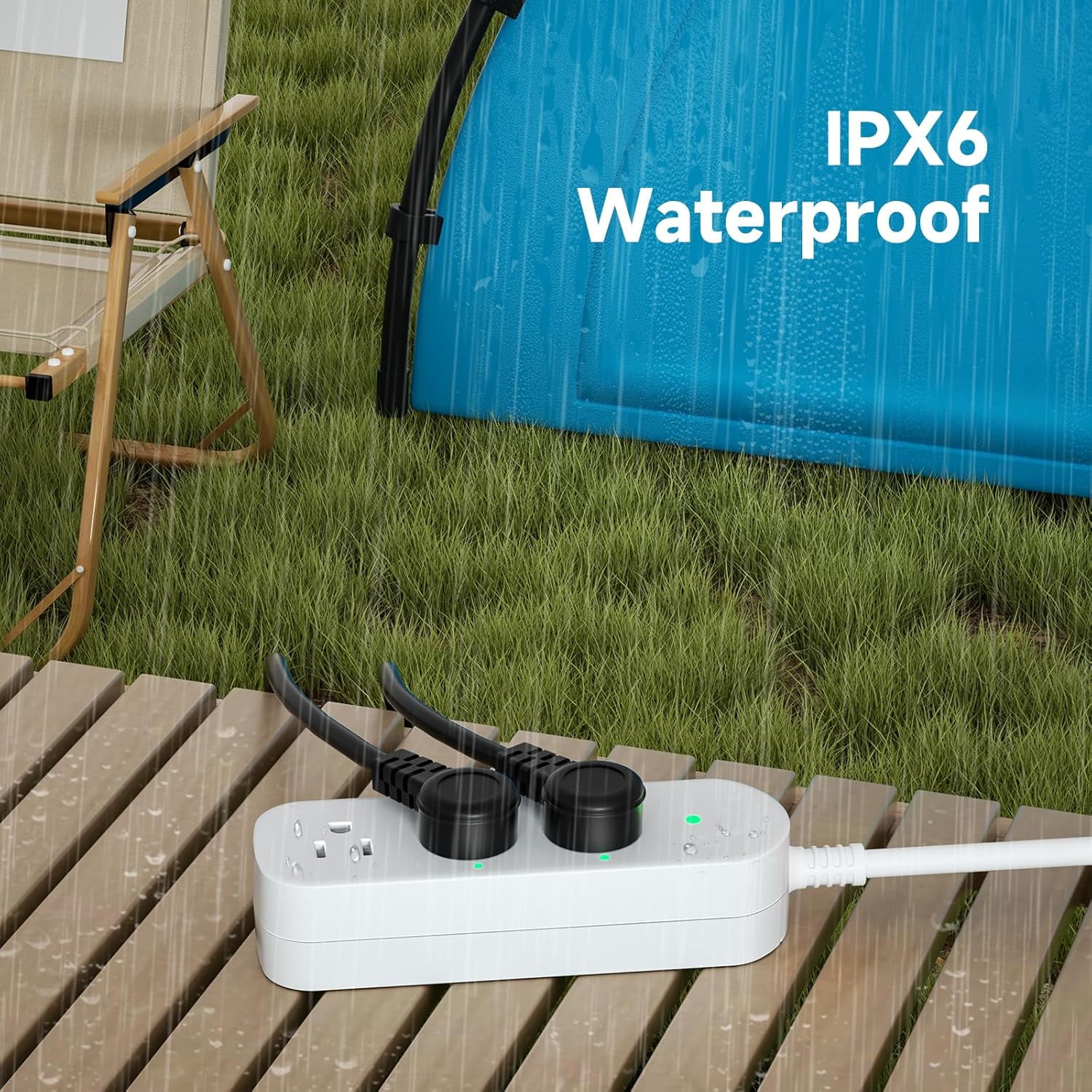 YTGRF-Surge Protector Power Strip - Covozon 3 Outlets 6ft Extension ...