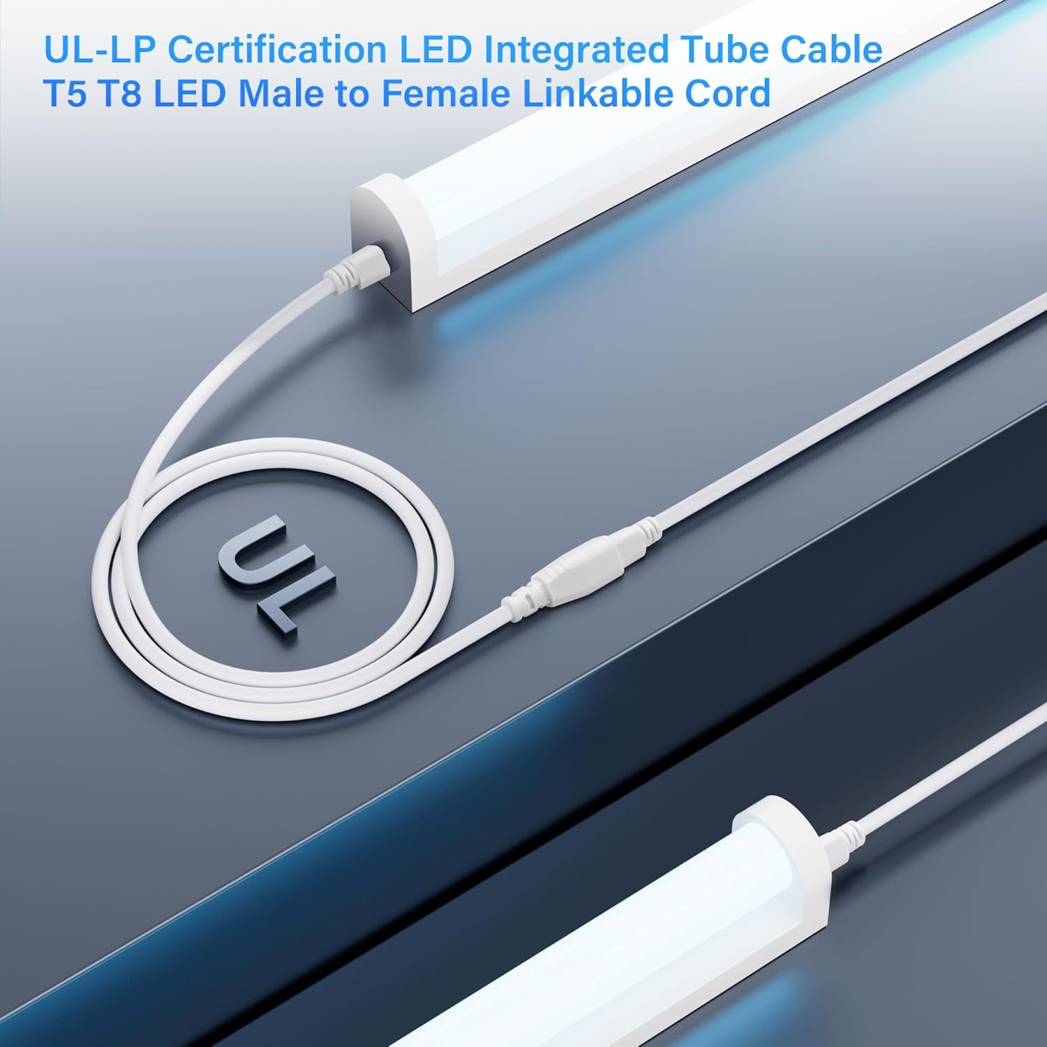 YTGRF-T5 T8 LED Cable 3.3FT LED 3Pin Integrated Tube Male to Female ...
