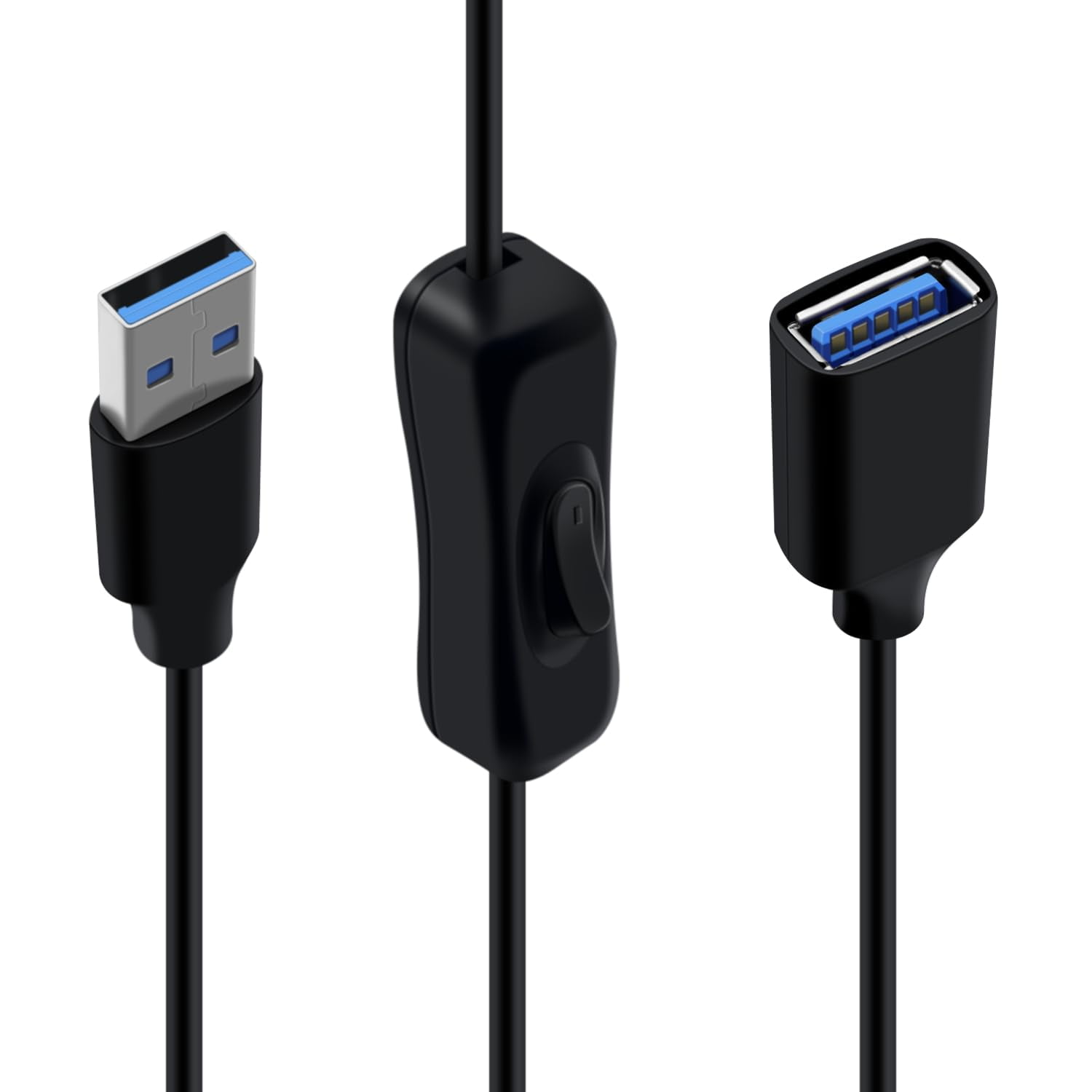 YTGRF-USB 3.0 Extension Cable with On Off Switch USB Male to Female ...