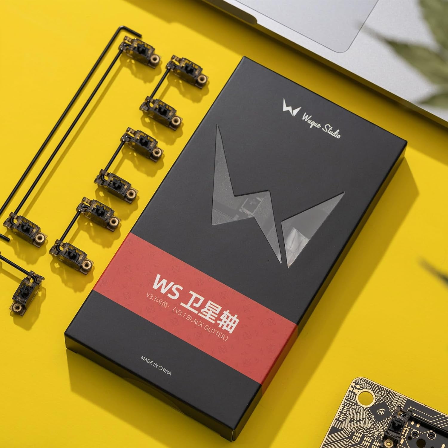 YTGRF-WS V3.1 Stabs Silicon Version PCB Mount Screw-in Stabilizers 2u 6 ...