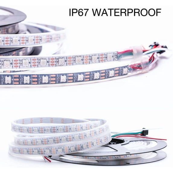 YTGRF-WS2812B LED Strip Individual Addressable Light 60Pixels/m SMD ...