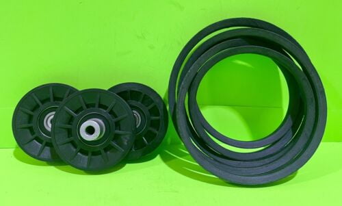 YTH24K48 YTH22V46 XLS (3) Drive Transmission Idler Pulley & Belt Kit ...