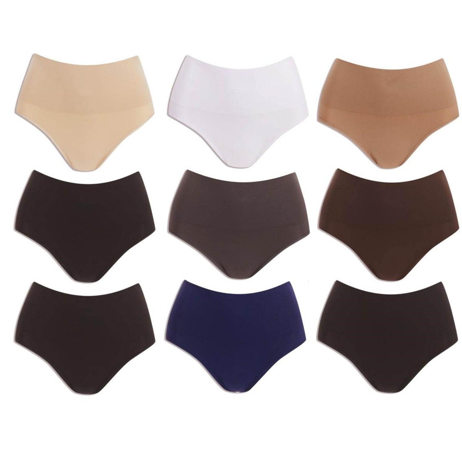 YTHT High Waist Brief 3 Pack _607706MYSML - Walmart.com