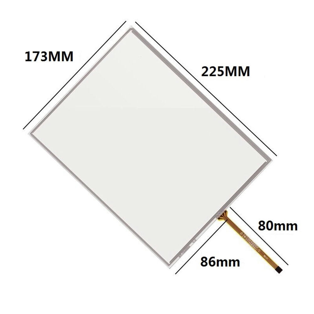 10.4 4-wire industrial PC resistive touch pad 225*173MM 225X173MM ...