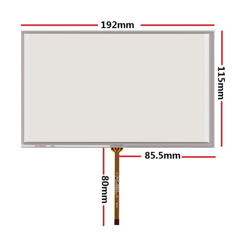 8 inch touch screen 192*115mm applicable to the handwritten screen car ...