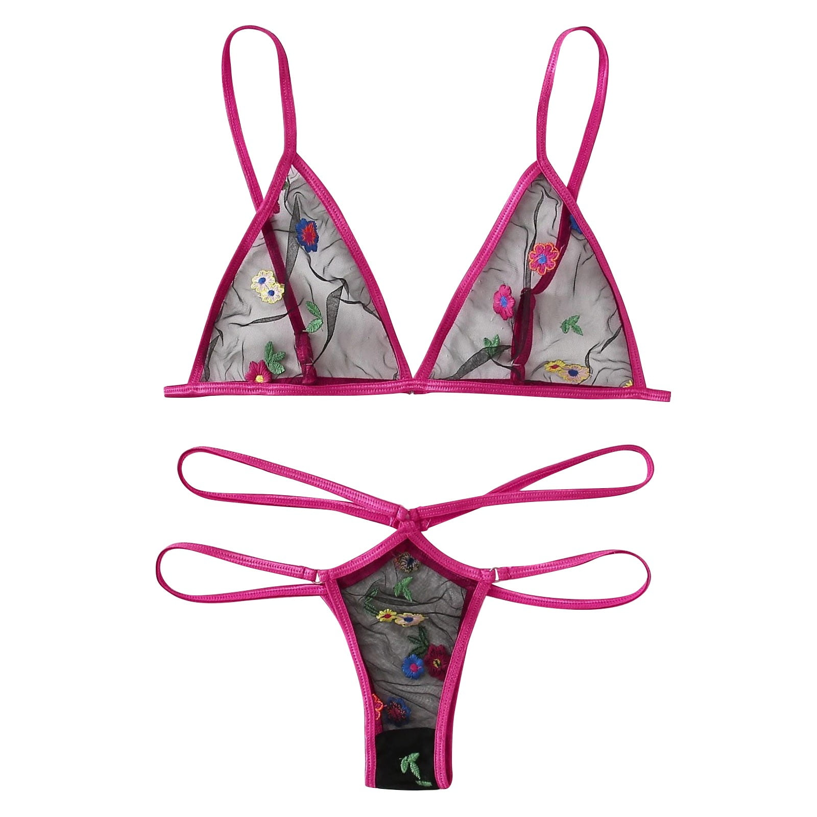 Ytianh Lingerie For Women Sexy Plus Size Bra New Sexy Fashion Thong