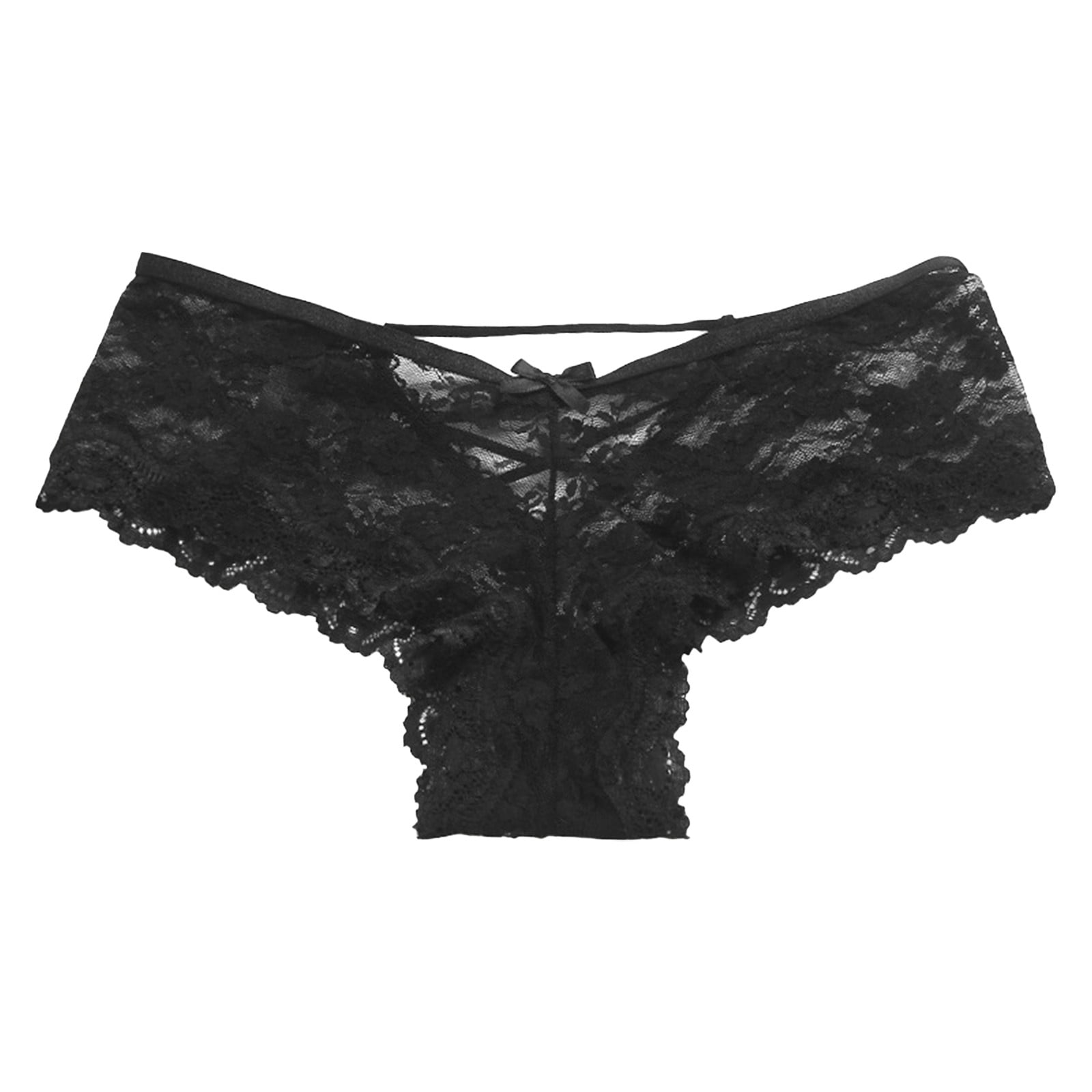 Ytianh Panties For Women Sexy Lace Thong Rhinestone Butt Lift T Pants