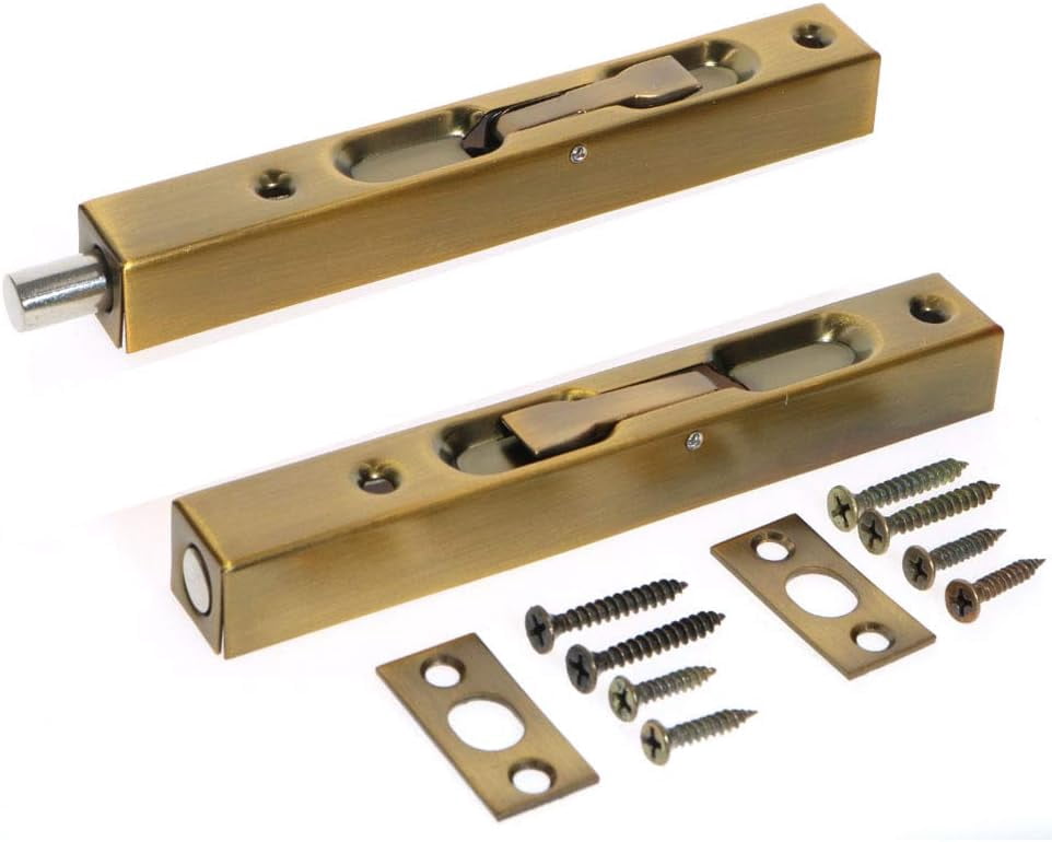 YTRFGH-Door Flush Bolt –6" Stainless Steel Flush Bolt,Concealed ...