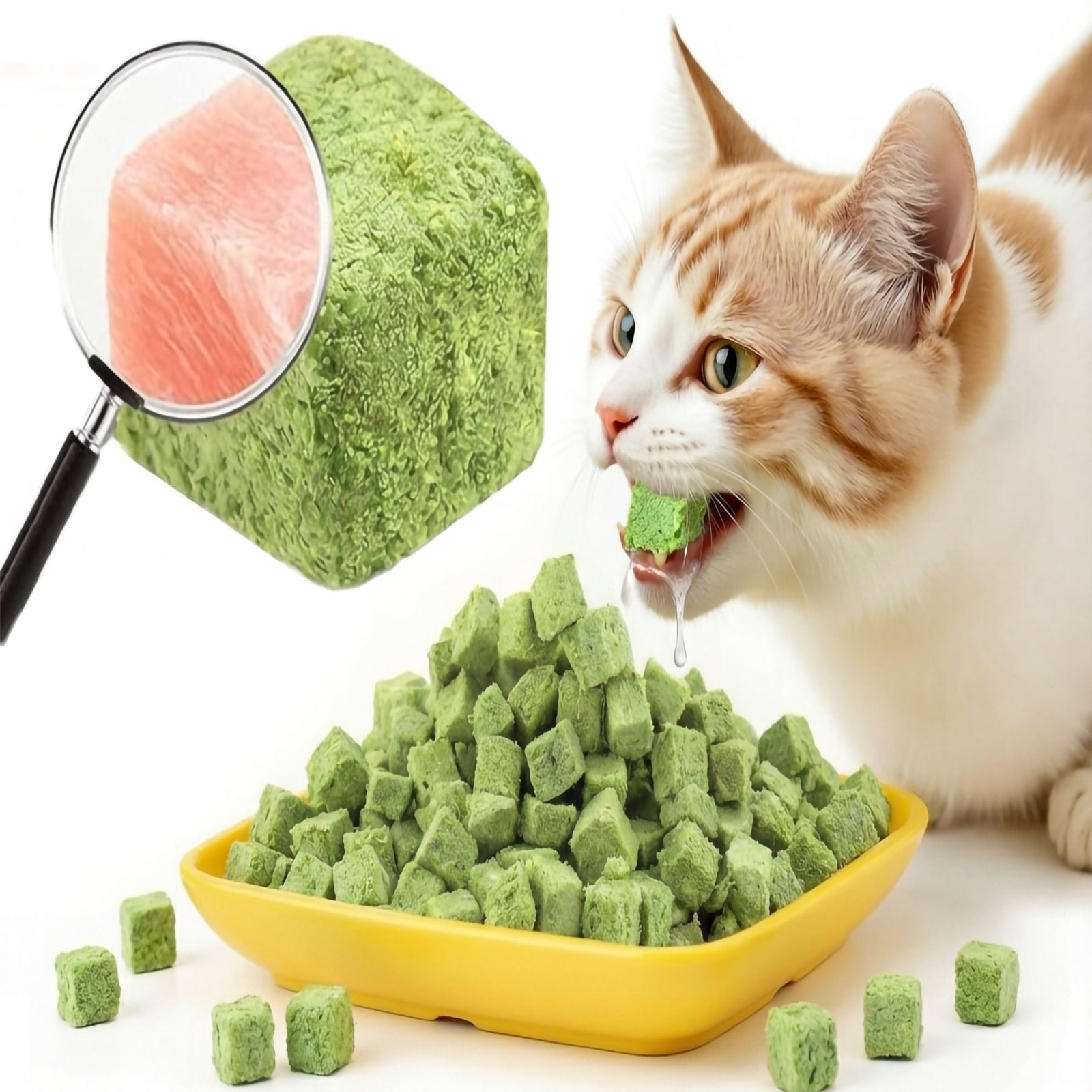 YTSKJ 100g/3.5oz Cats Grass Cat Toy Lickable Catnip Snack for Teething ...