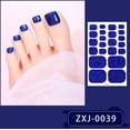 YTTAL Long Lasting Glitter Toenail Stickers, Self-Adhesive Nail Wraps ...