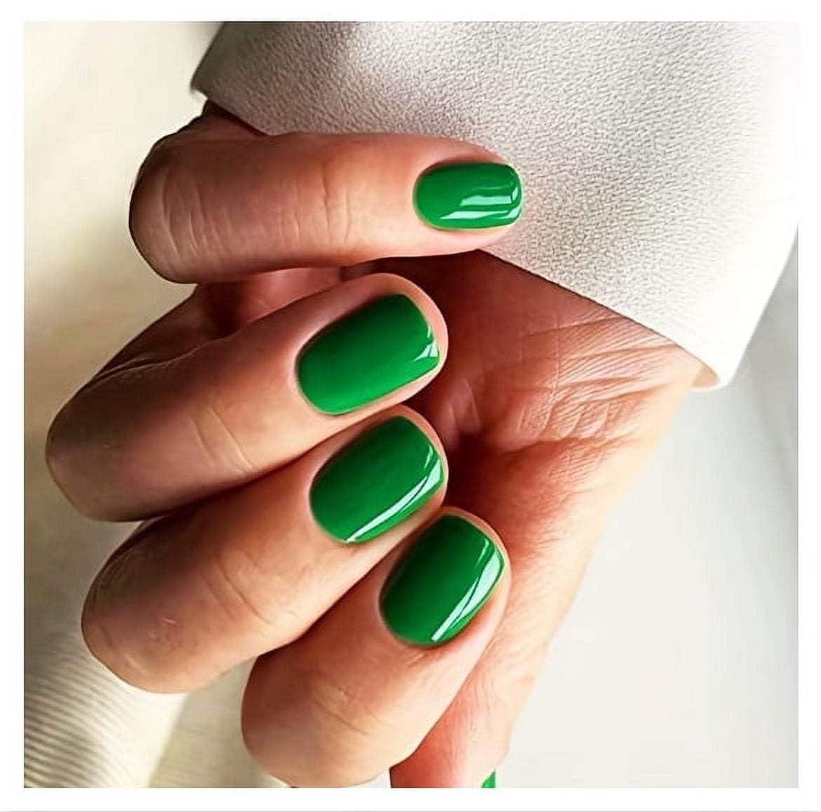 YTTAL Summer Press on Nails Medium Square Fake Nails Acrylic Nails ...