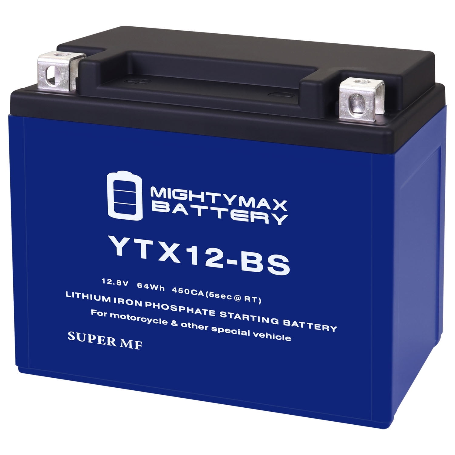 YTX12-BS Lithium Replacement Battery compatible with BMW HP2 1200 ...
