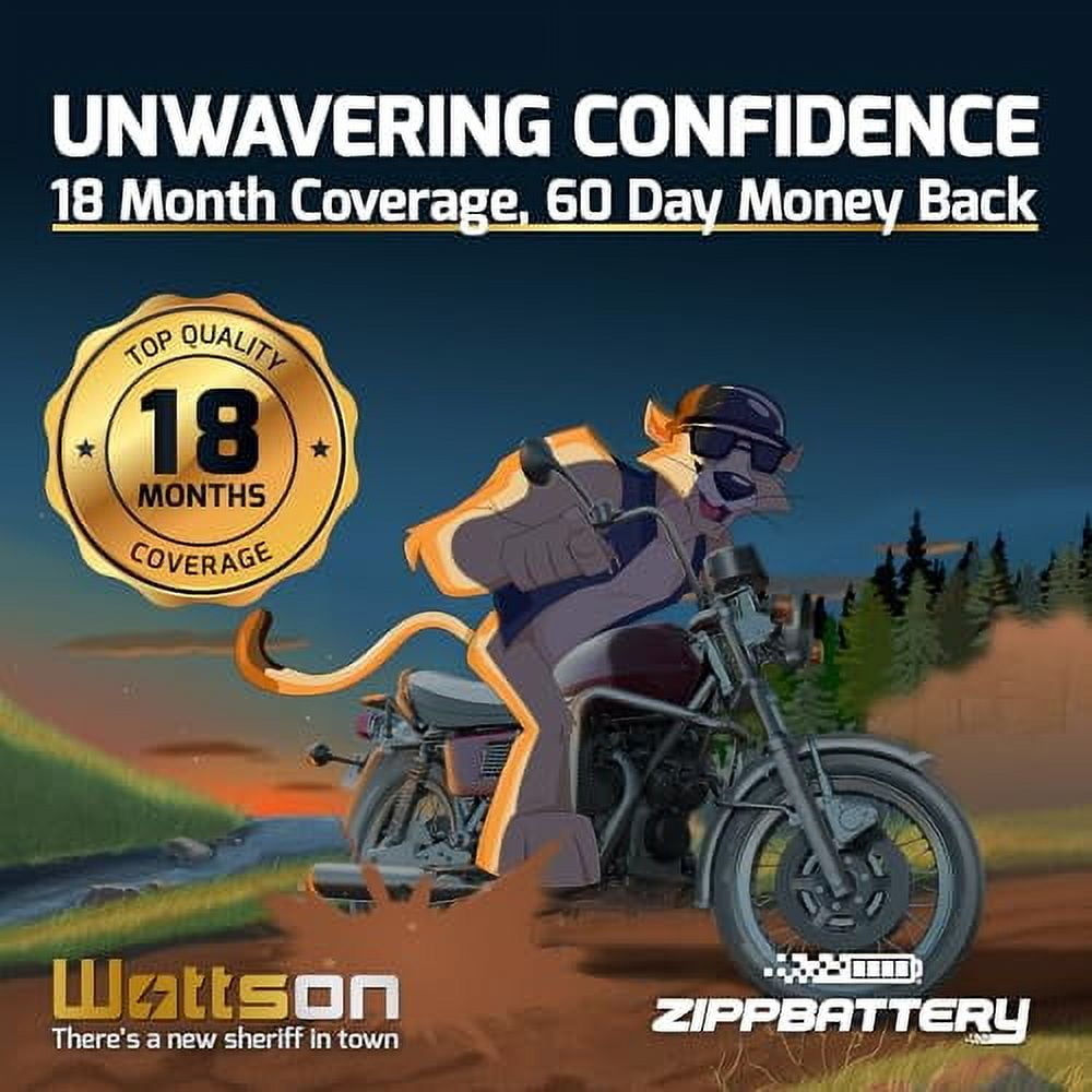 YTX16-BS-1 Maintenance-Free 12V 15Ah Battery Replacement for ATV, Motorcycle, Jet Skis, Scooter ...